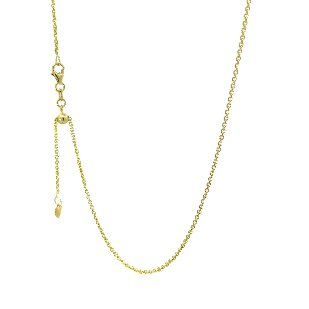 Slider Chain Necklace | 9ct Yellow Gold | Jules Collins Jewellery